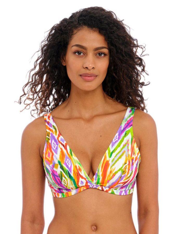 Freya Tusan Beach Non Wired Triangle Bikini Top - Multi | Belle Lingerie
