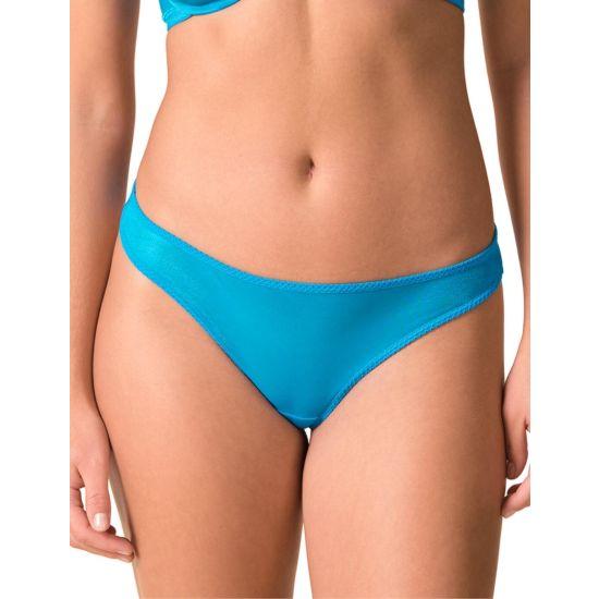 Gossard Glossies Thong - Atomic Blue | Belle Lingerie