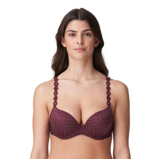Marie Jo Avero Push Up Bra - Wine | Belle Lingerie