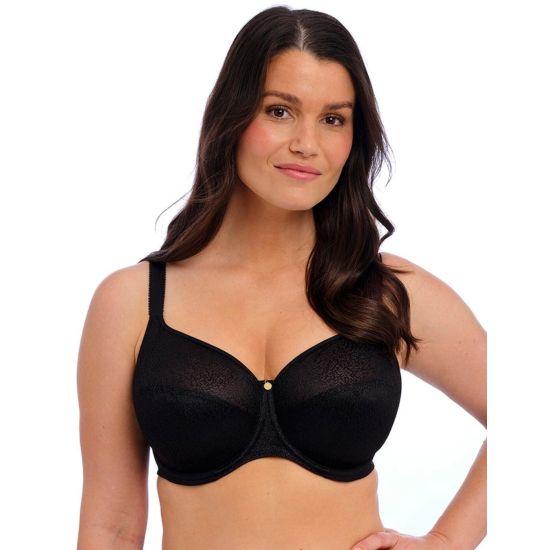 Fantasie Demure Moulded Non Padded Bra - Black | Belle Lingerie