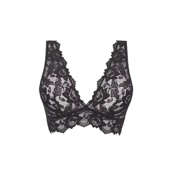 Figleaves Millie Lace Bralette - Black
