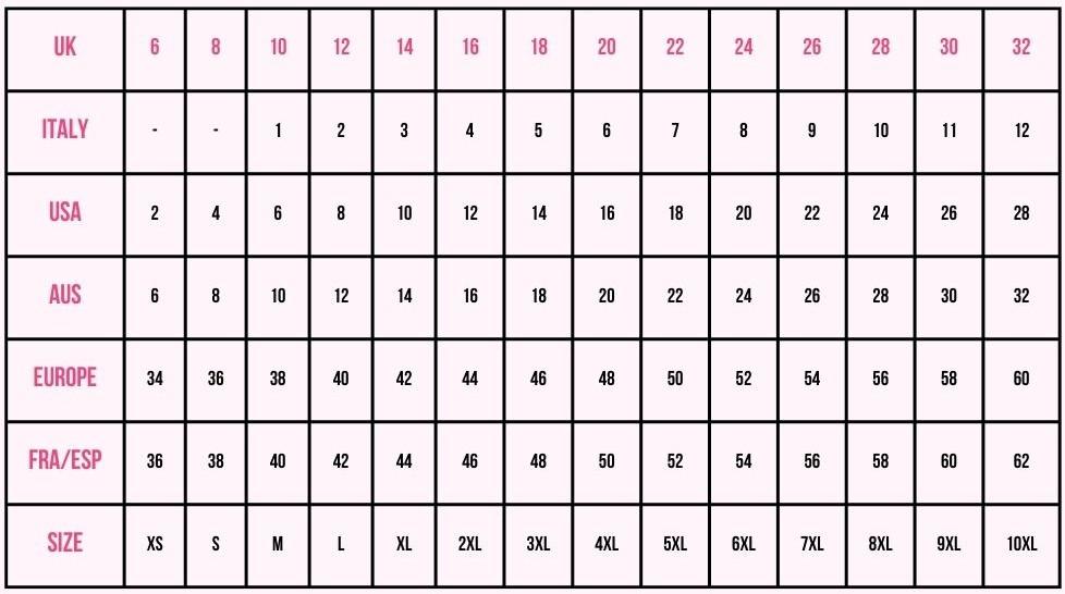 Panache Bra Fitting Size Guide - Belle Lingerie